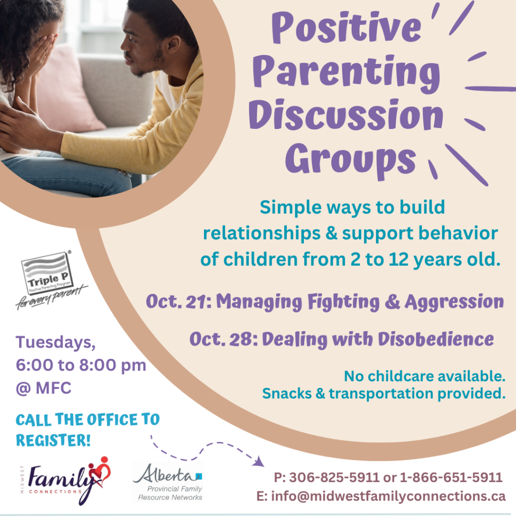 Positive Parenting Discussion Group- Managing Fighting and Aggression - MFC